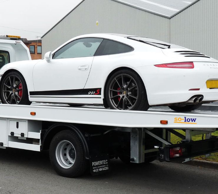 Low Approach Slide Bed Recovery Vehicles For Low Profile Sports Cars